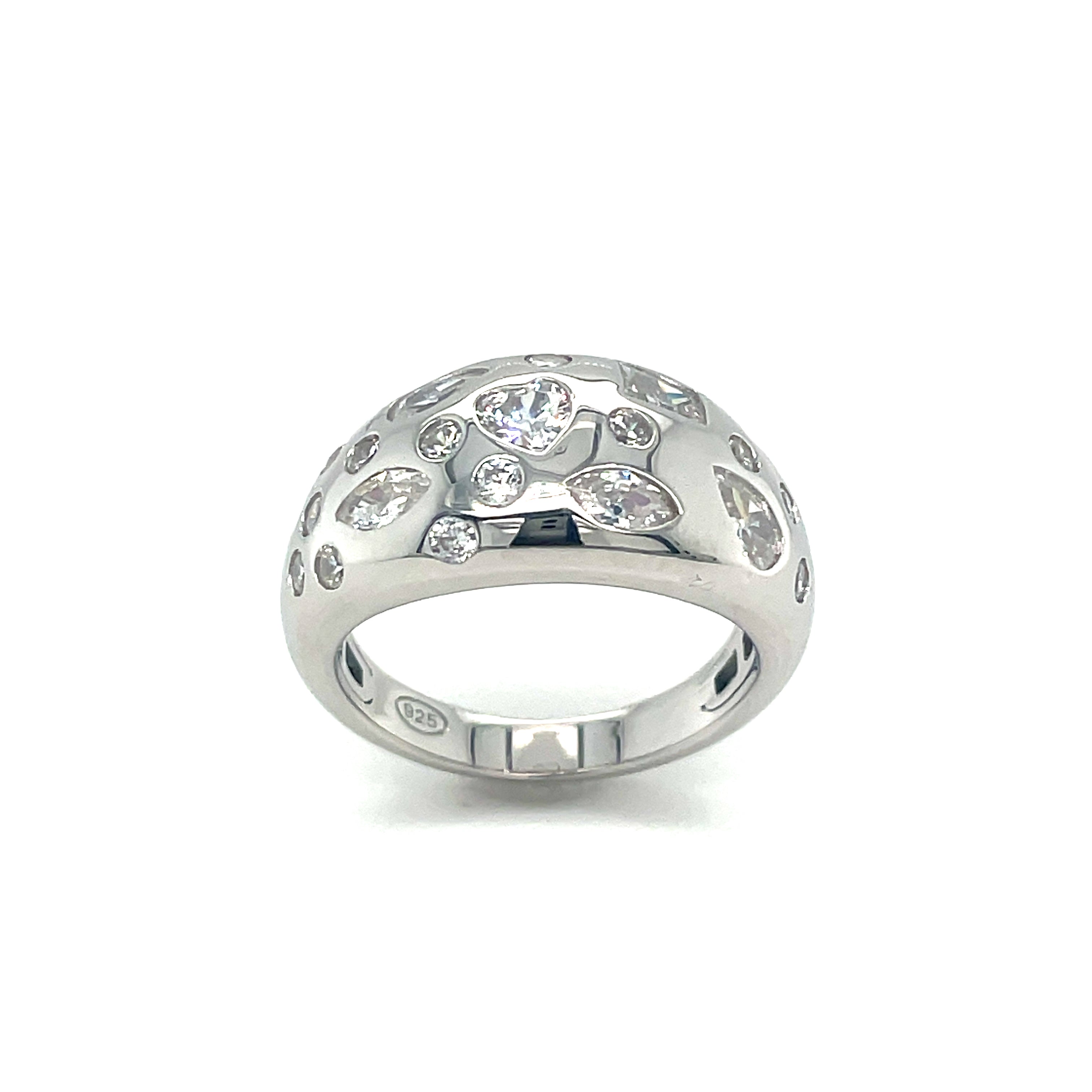 Sil Ring CZ Bubble – NevilleJewellers